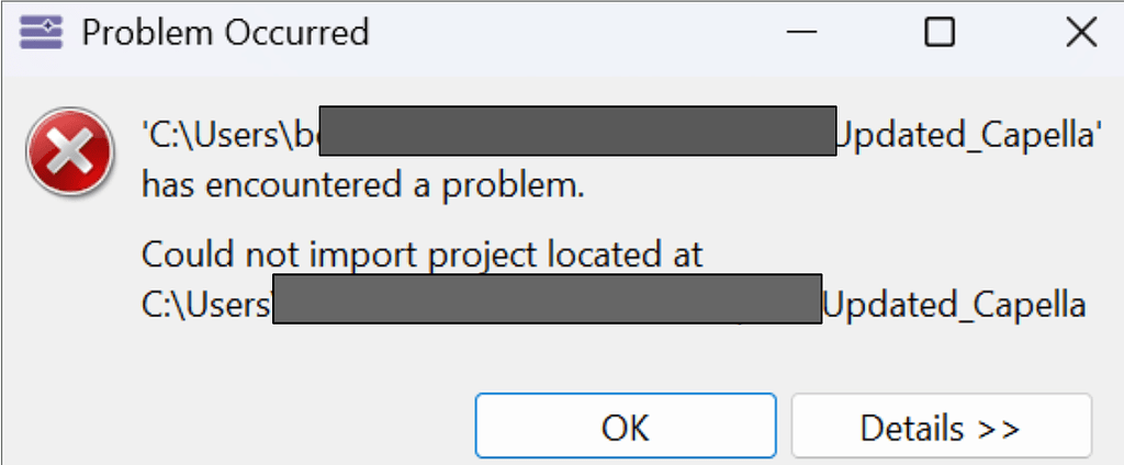 Problem importing files - Capella - Eclipse Capella Forum
