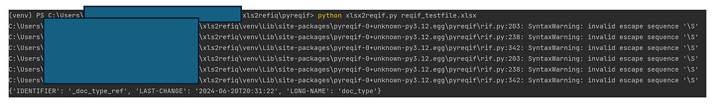 Importing ReqIF file via xlsx2reqif python code conversion - Capella ...
